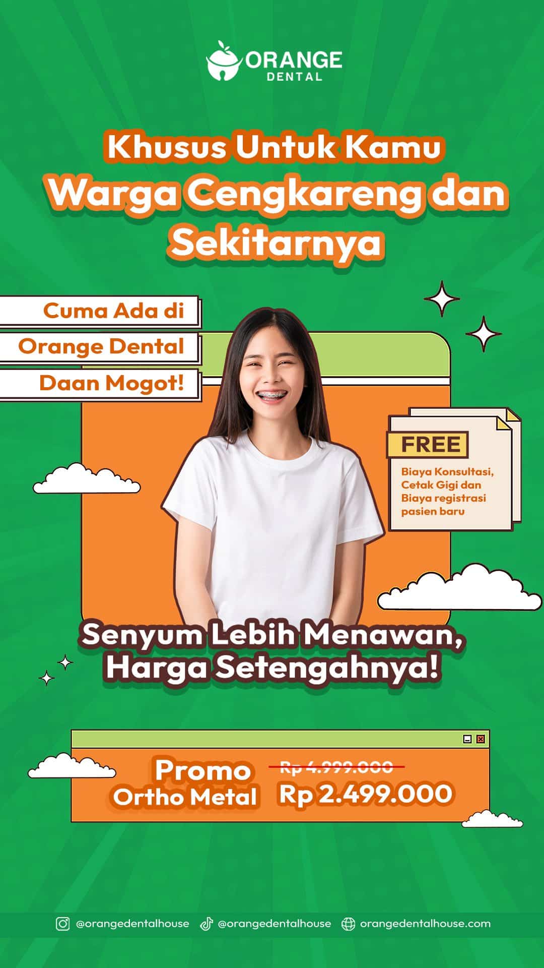 Ortho Metal Promo Daan Mogot – Klinik Gigi Orange Dental