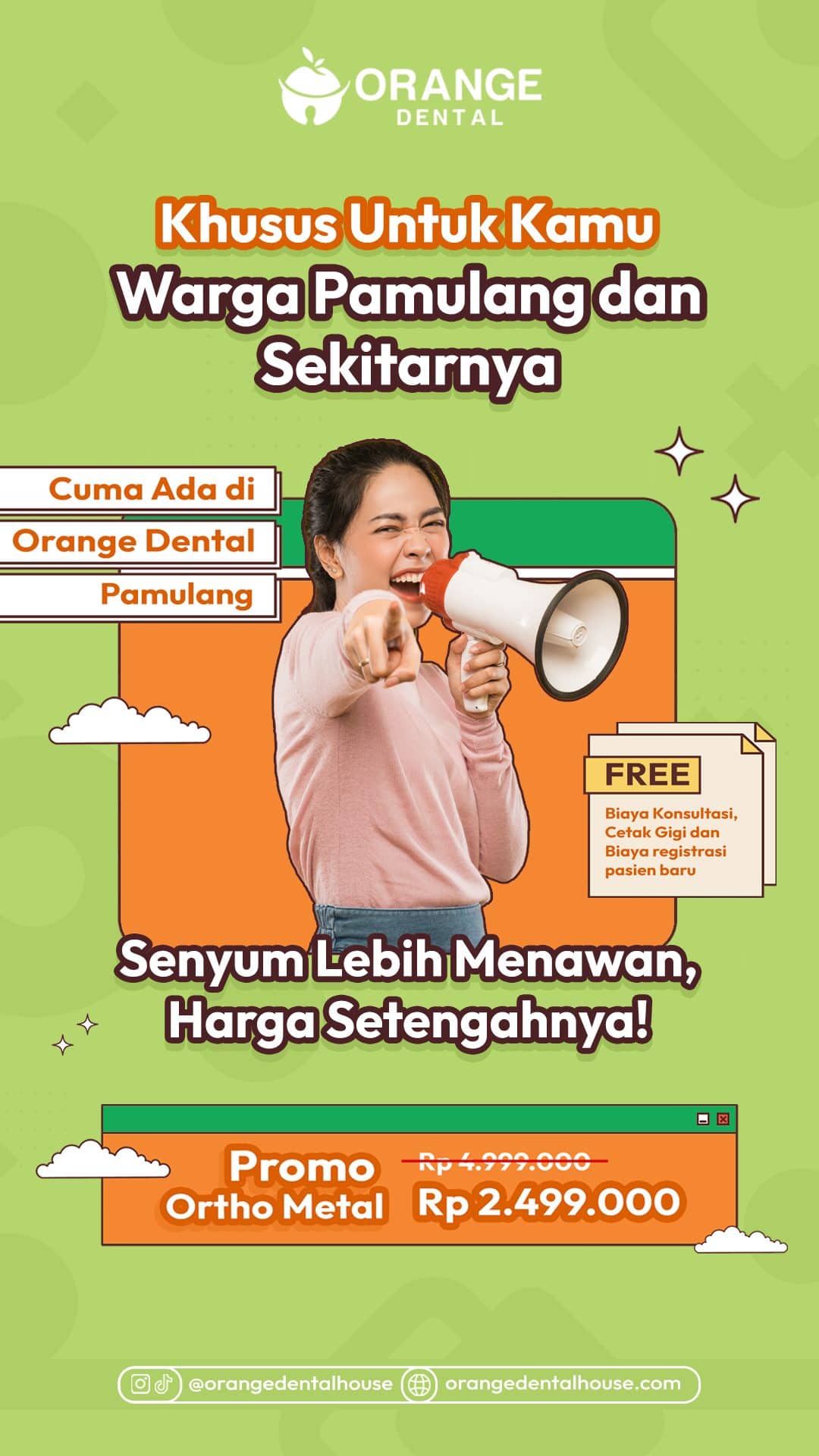 Ortho Metal Promo Pamulang – Klinik Gigi Orange Dental